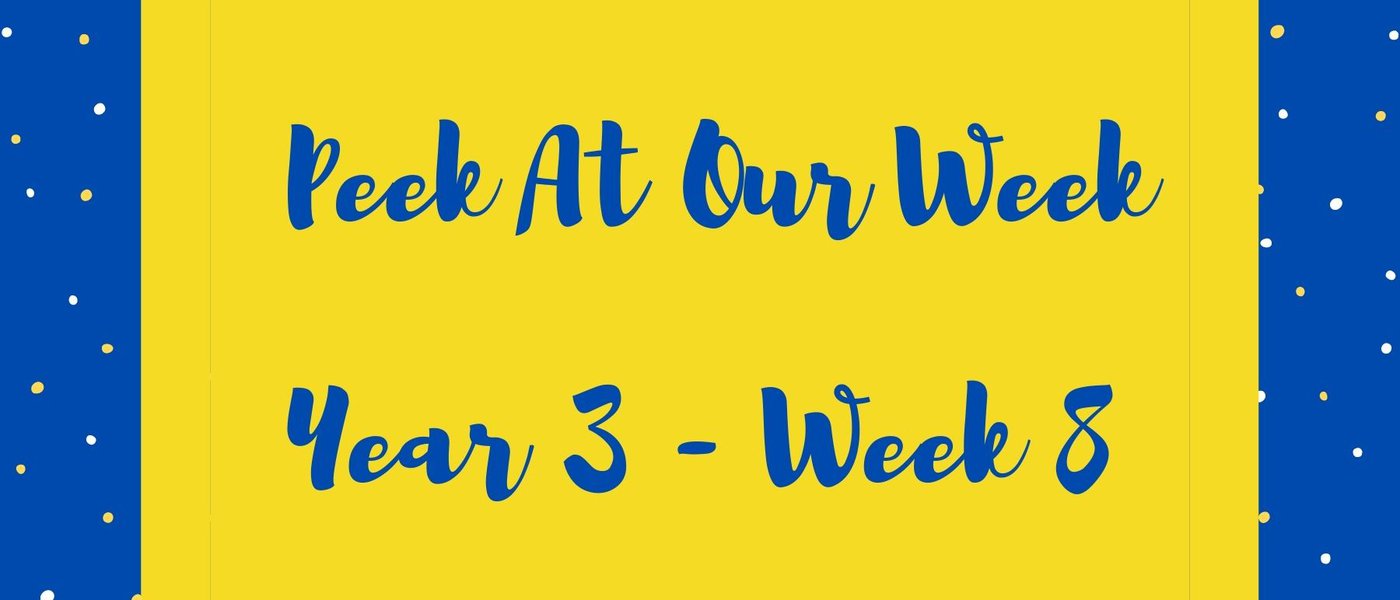 Year 3 Week 8 Newsletter:Term 2 - Braeside Lavington